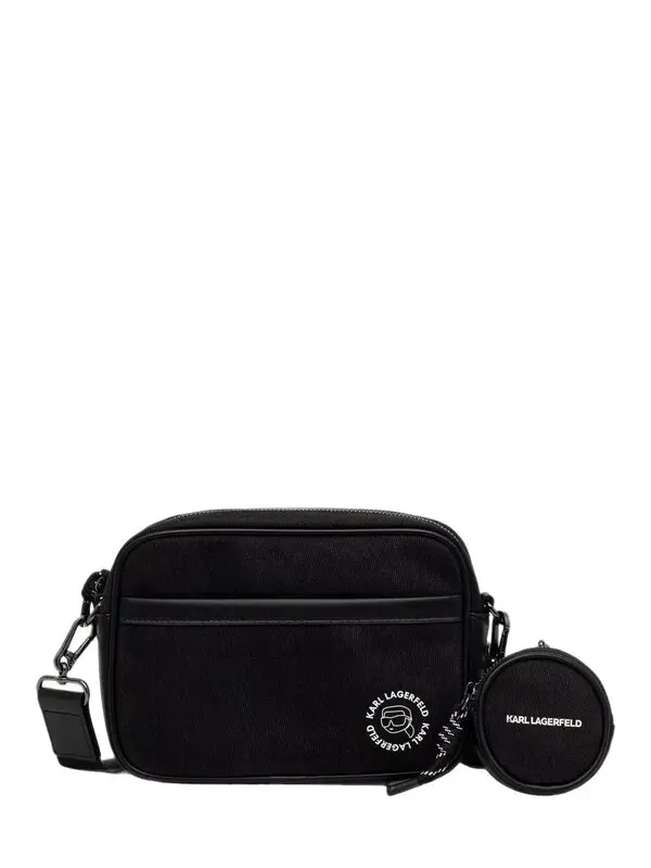 Karl Lagerfeld Ikon Detachable-pouch Belt Bag - Black