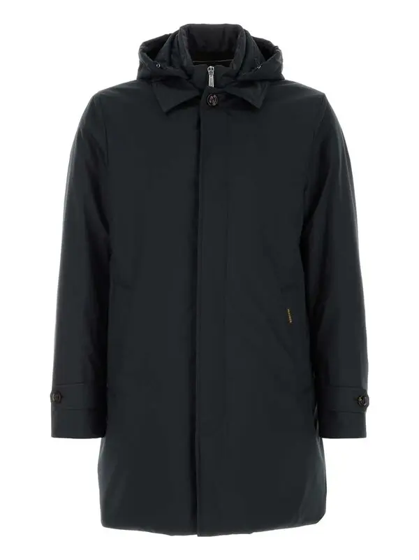 MOORER Midnight Down Puffer Jacket - Blue
