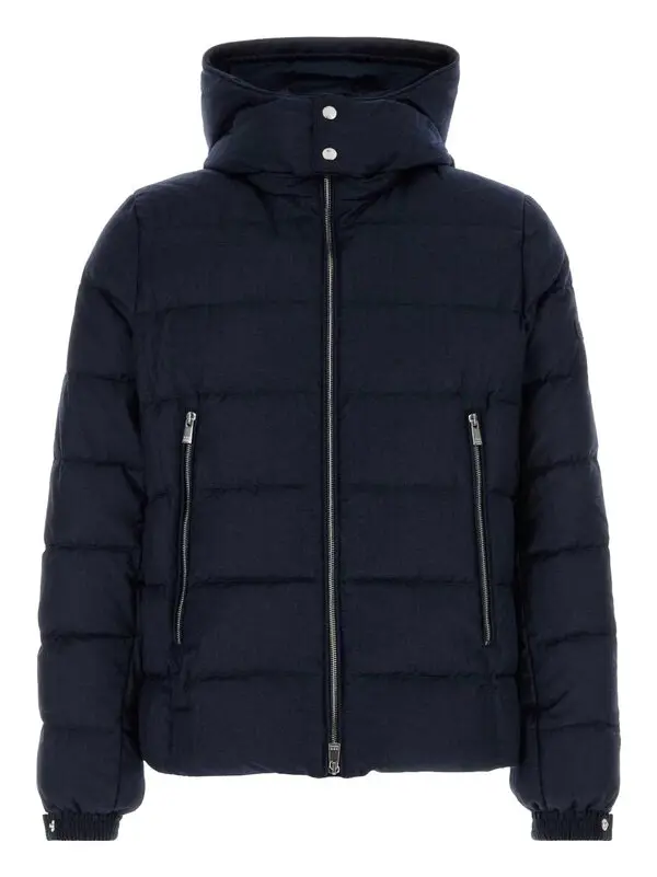 TATRAS Wool Blend Puffer Down Jacket For - Blue