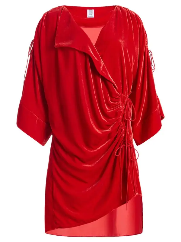 Rosie Assoulin No Strings Attached Mini Dress - Red