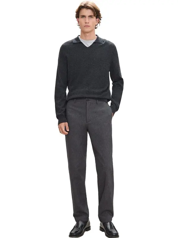 Theory Zaine Pant In Mercer Twill - Phantom Grey Multi