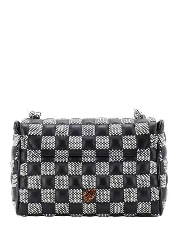 LOUIS VUITTON Twist Handbag Damier Quilted Calf Leather Bb Crossbody Bag - Black