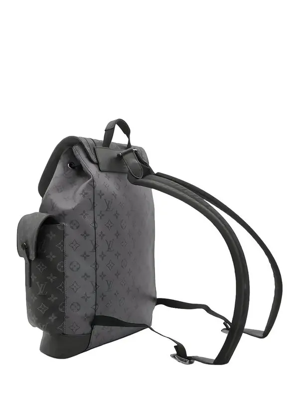 LOUIS VUITTON 2021-2026 Monogram Eclipse Reverse Christopher Mm Backpack - Black