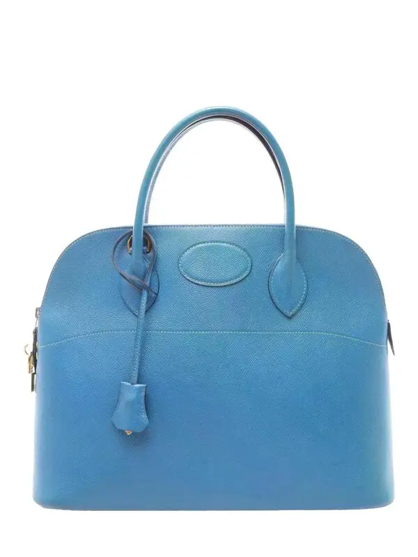 Hermès 1999 Courchevel Bolide 35 Satchel - Blue