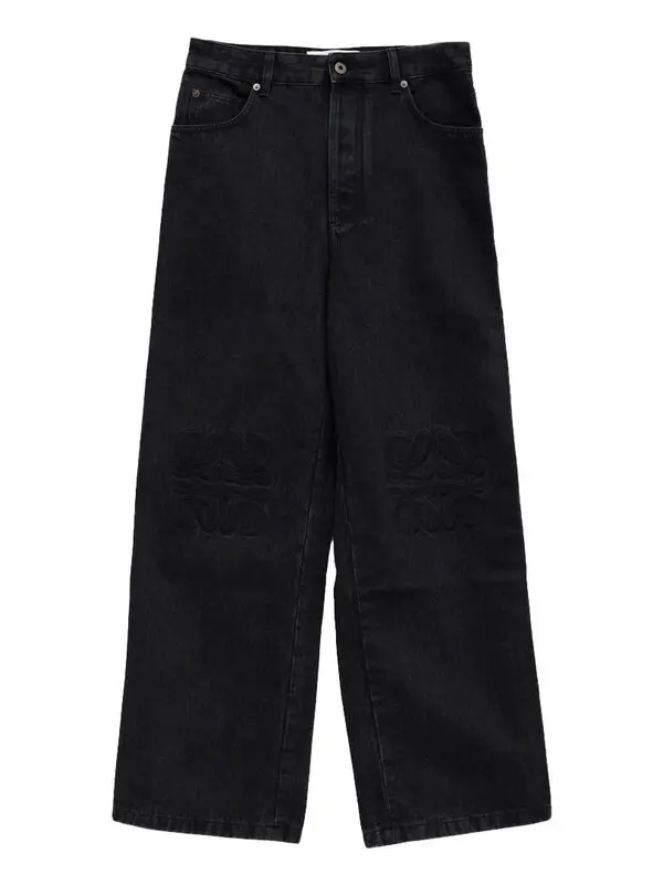 Loewe Anagram Baggy Jeans - Multicolor