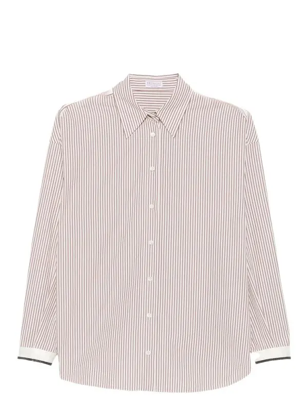 Brunello Cucinelli Cotton Shirt - Multicolor