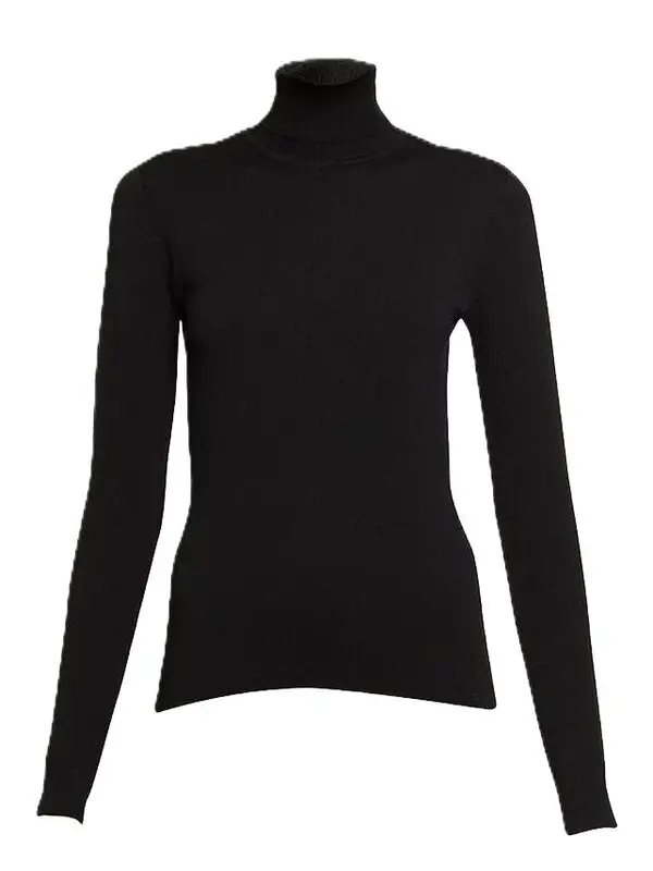 Gabriela Hearst Costa Knit Turtleneck - Black