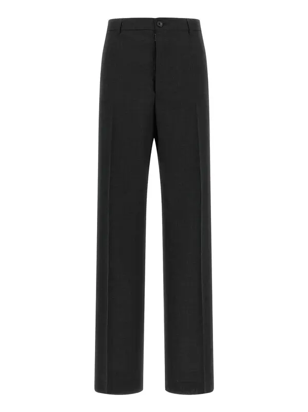 MAISON MARGIELA Four Stitches' Wool Pants - Gray