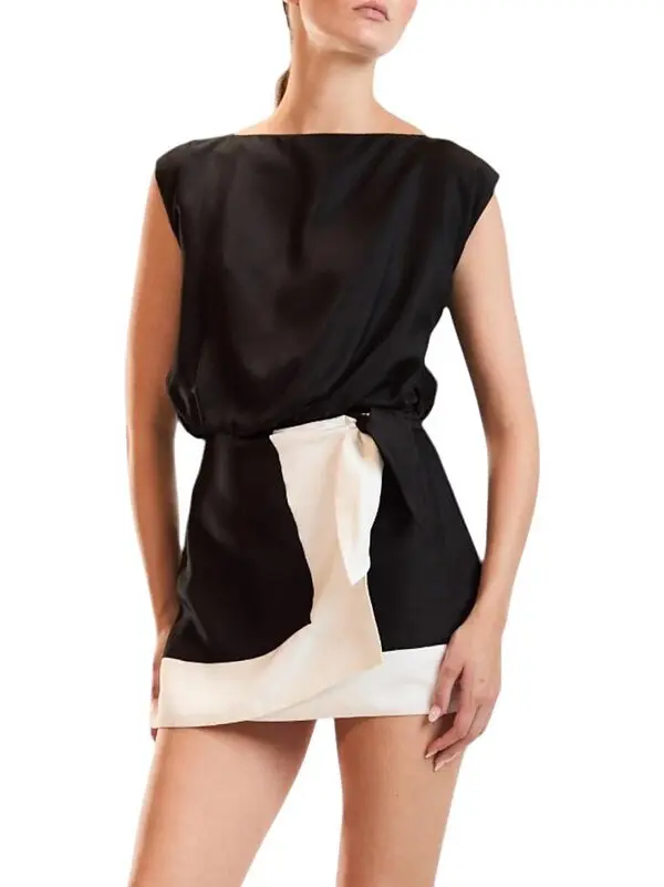 Cynthia Rowley Domino Dress - Black