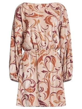 VICOLO Mini Dress Size Polyester - Beige