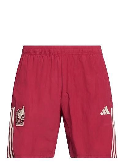 Adidas Shorts & Bermuda Shorts Size Recycled Polyamide - Red