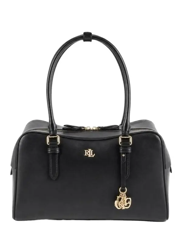 Ralph Lauren Marcy Zipped Shoulder Bag - Black