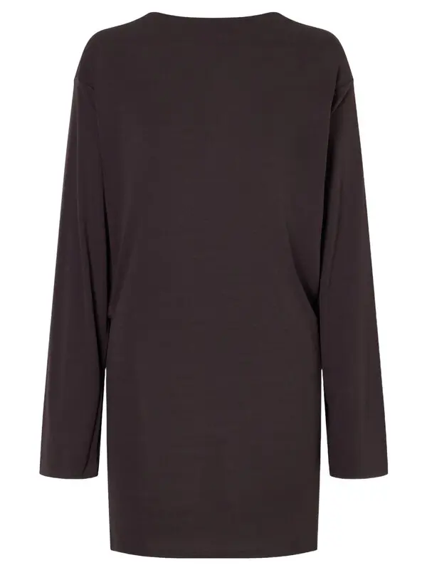 Jacquemus La Mistral Open-back Draped Mini Dress - Brown