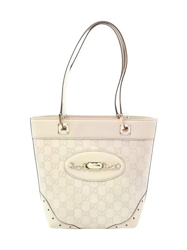 Gucci 2000-2015 Mini Guccissima Punch Tote Bag - White