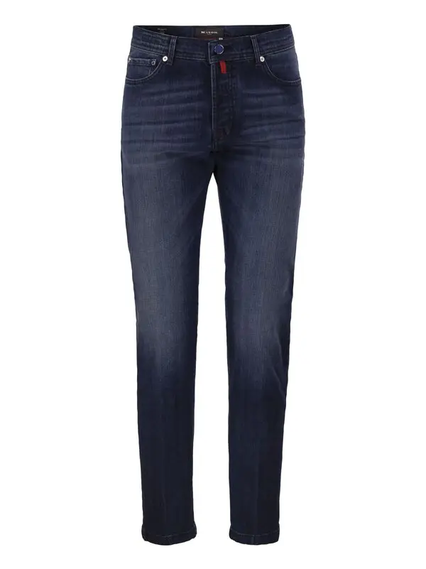 Kiton Five-pocket Stretch Denim Jeans - Multicolor