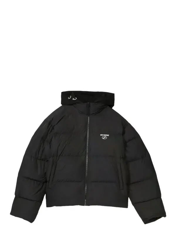 We11Done Pierced Puffer Jacket - Black