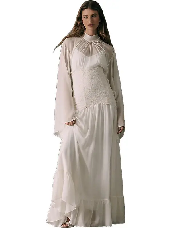 DE LA VALI X Weddgs Willow Maxi Dress - Ivory