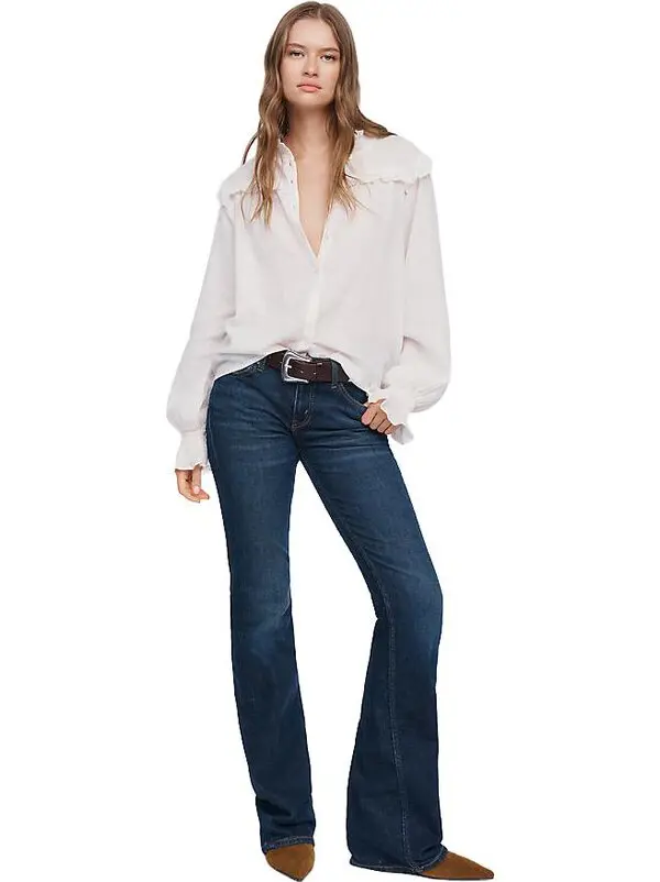 RE/DONE Mirco Low Rise Bootcut Jeans - Barely Worn