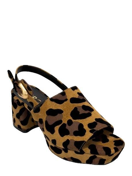 Aerosoles Pearl Faux Suede Sandal - Camel Multi