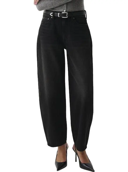 PISTOLA Sacha High Waist Barrel Leg Jeans - Spark