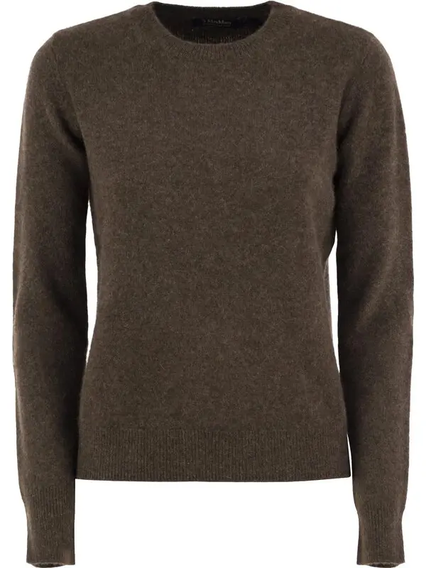 Max Mara Smmvoliera Pure Yak Crew-neck Jumper - Brown