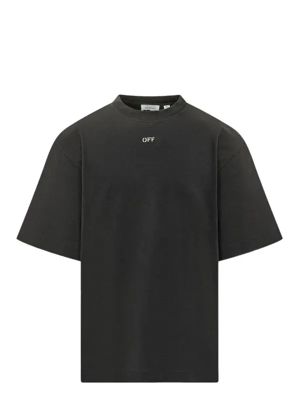 Off-White Negative Arrow Crewneck T-shirt - Black