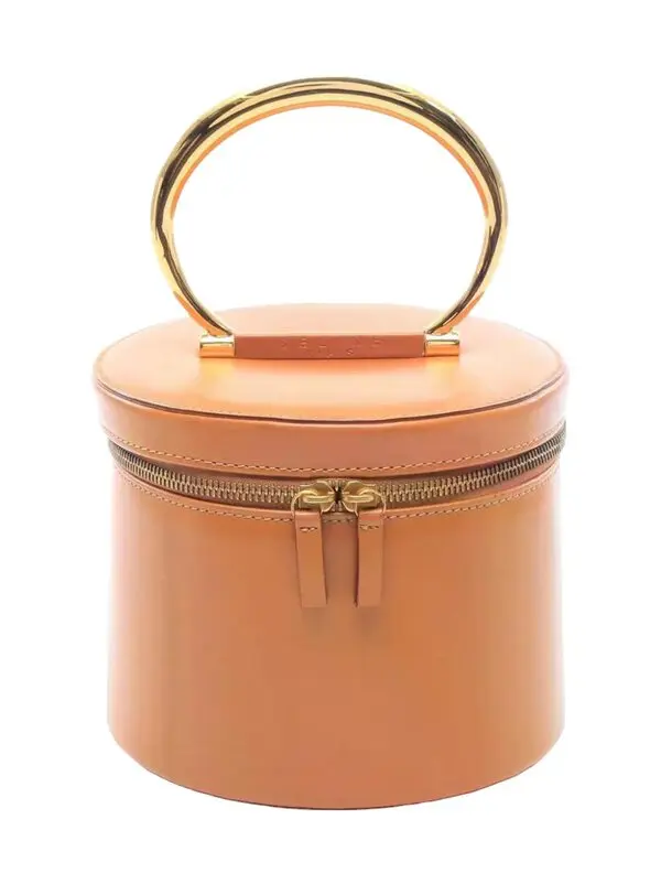 Celine 20th Century Leather Vanity Bag - Brown