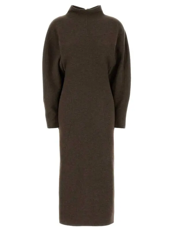Max Mara Tenuta Wool-blend Mini Dress - Brown