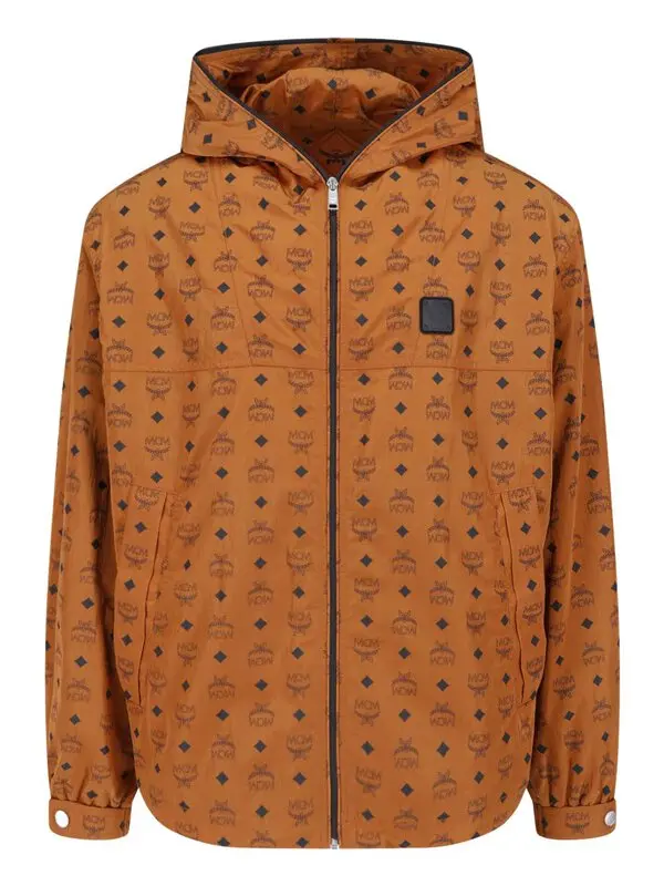 Mcm 100% Polyamide Jacket - Brown