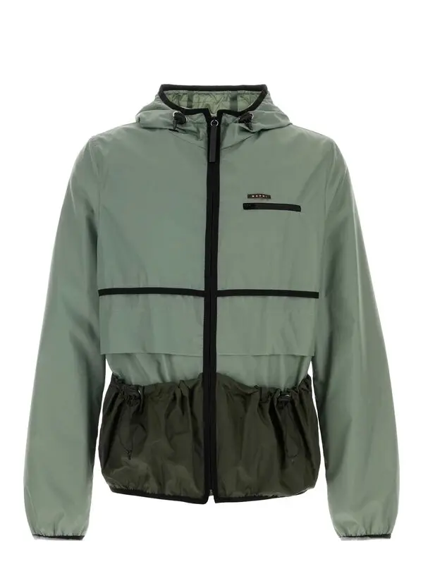 Marni Sage Nylon Jacket - Green