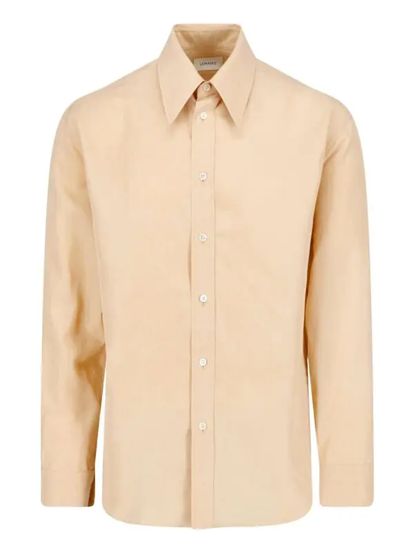 LEMAIRE 100% Silk Shirt - Cream
