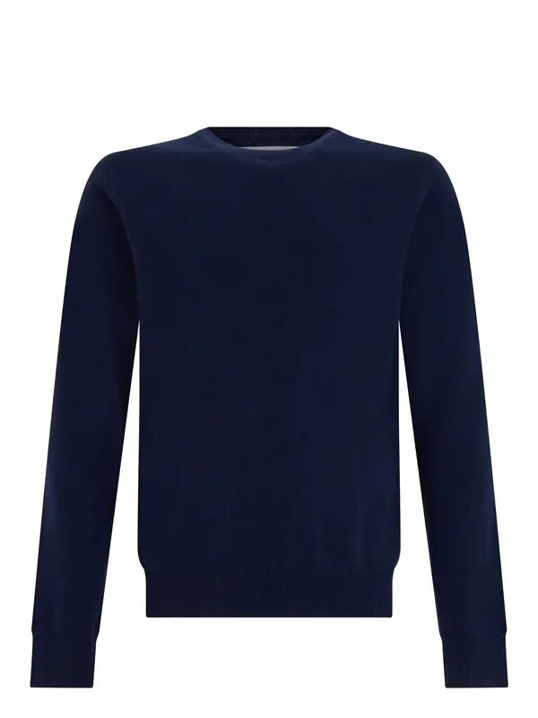 Comme Des Garçons Wool Crewneck Sweater - Blue