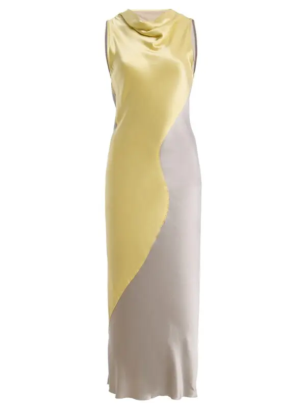 ZANKOV Marian Silk Midi Dress - Multi