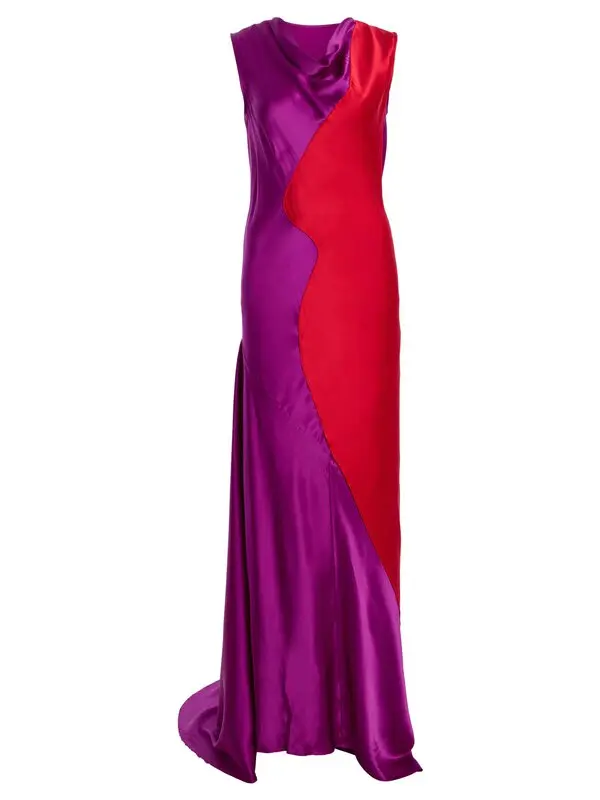 ZANKOV Marian Silk Maxi Dress - Multi