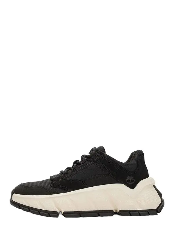 Timberland Turbo Low Trainers 'black Suede - Black/white