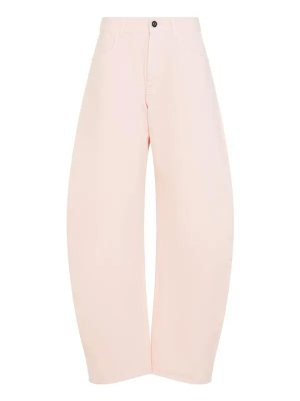 Alaïa Round Tinted Denim Trousers - Multicolor