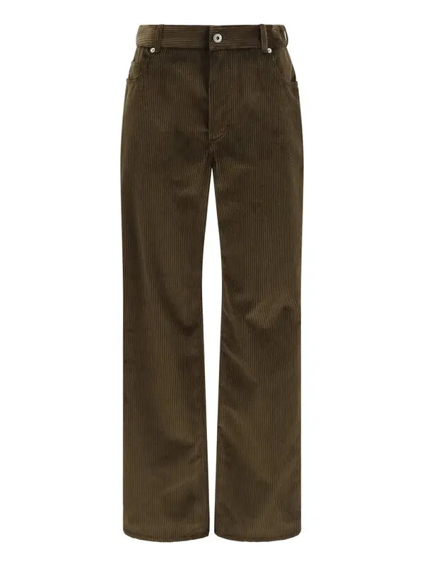 Loewe Cotton Corduroy Pants - Brown