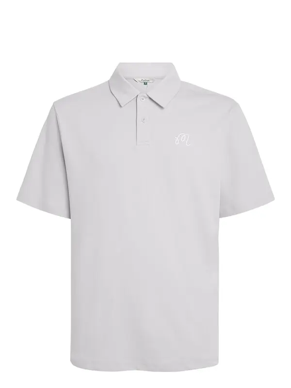 MALBON Fairway Polo Shirt - Grey