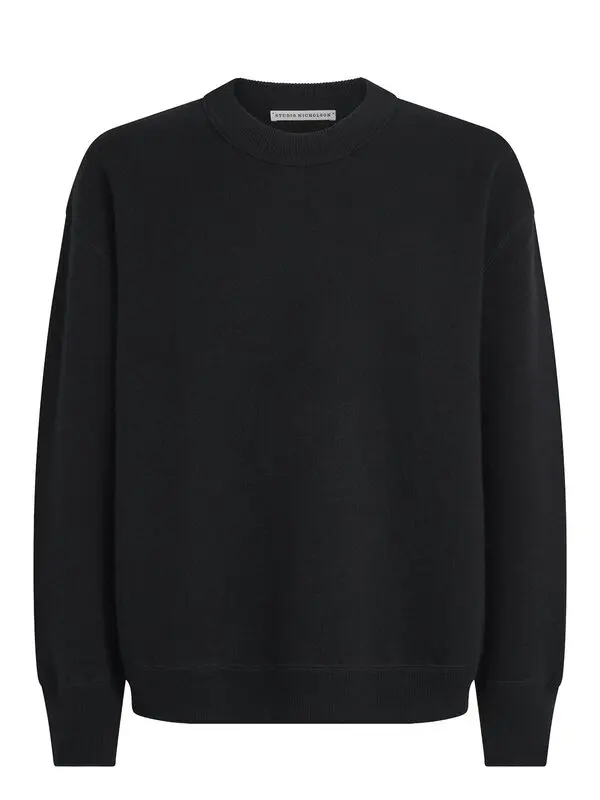 Studio Nicholson Cashmere Haddan Sweater - Black