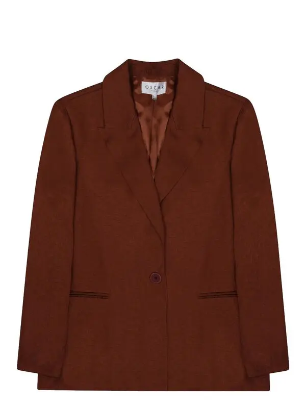 OSCAR THE COLLECTION Blazer 'opera' Monopetto - Brown