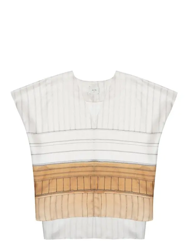 ALYSI Blusa Con Scollo A V - Multicolour