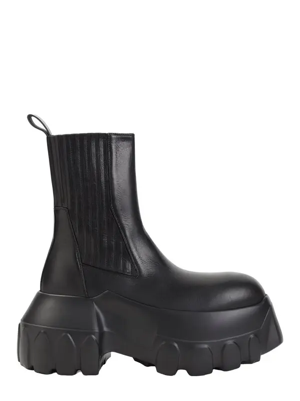 Rick Owens Beatle Mega Tractor Boot - Black
