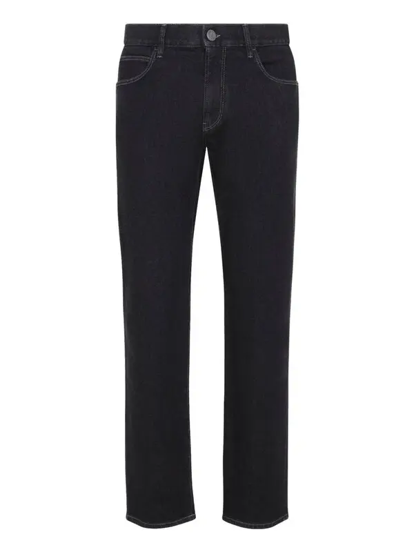 Giorgio Armani 5 Pocket Pants - Black