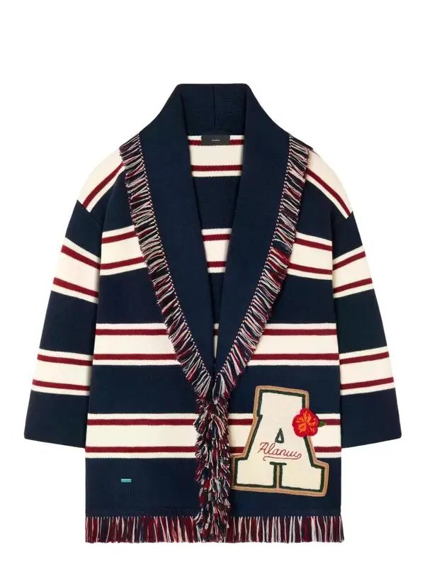 Alanui Rugby Club Icon Cardigan - Blue
