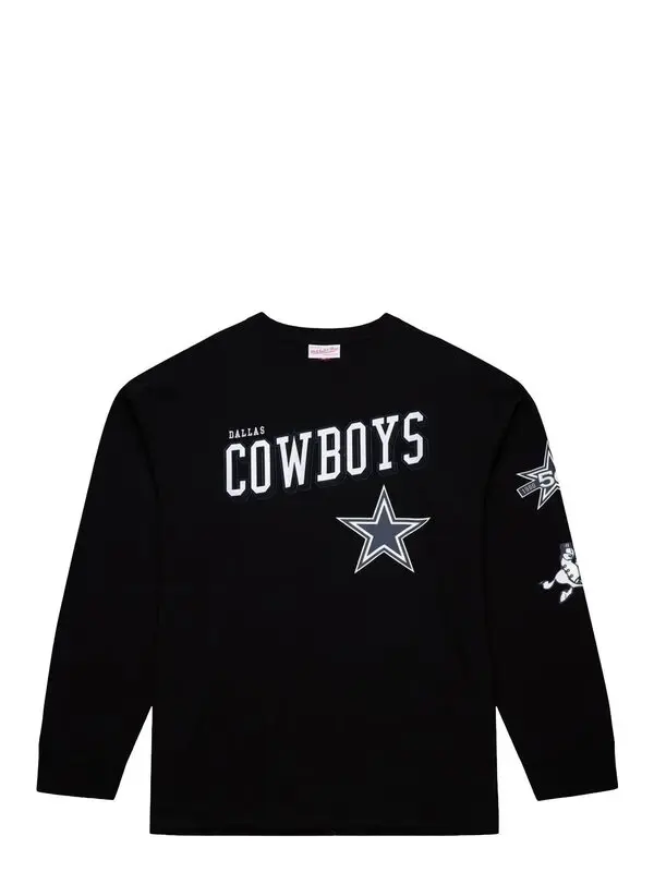 Mitchell & Ness Dallas Cowboys Big & Tall Training Camp Long Sleeve T-shirt - Black