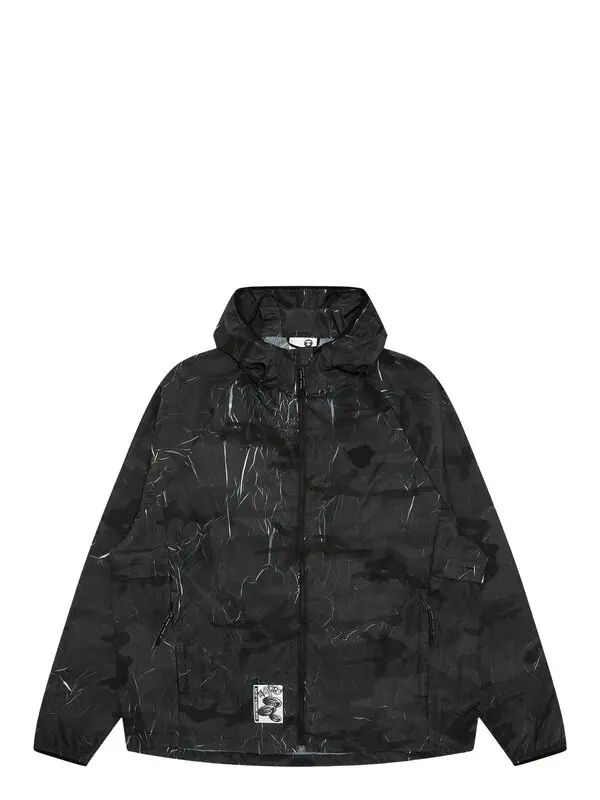 AAPE Camo Hooded Jacket /multi - Black