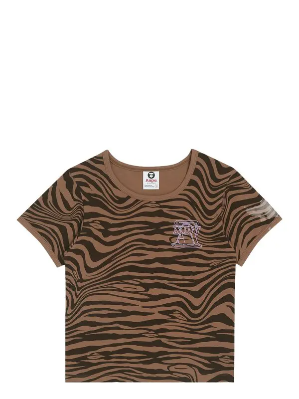 AAPE BY *A BATHING APE Logo Tee 'beige - Tan