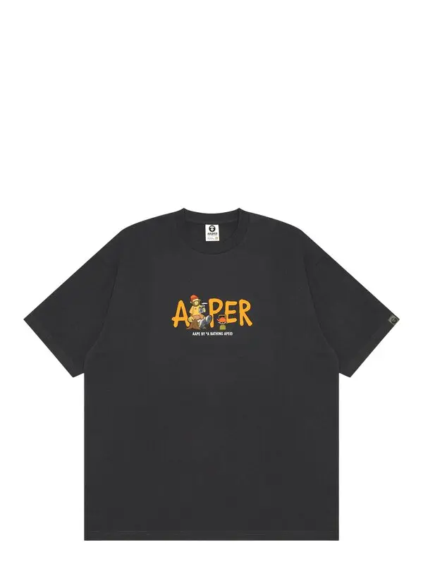 AAPE R Tee /dark - Grey