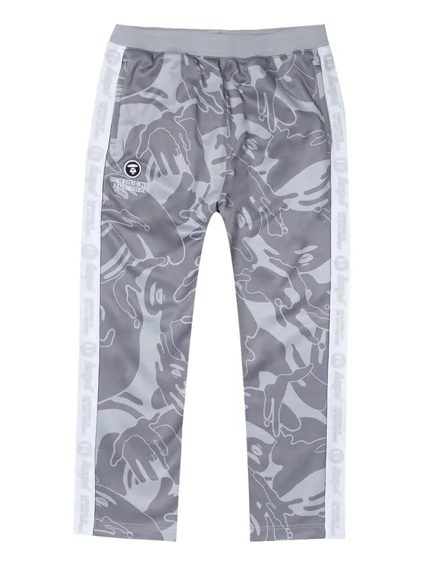 AAPE Moonface Camo Track Pants /multi - Grey