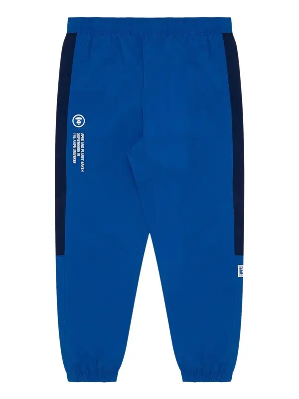AAPE Moonface Panelled Track Pants /dark - Blue